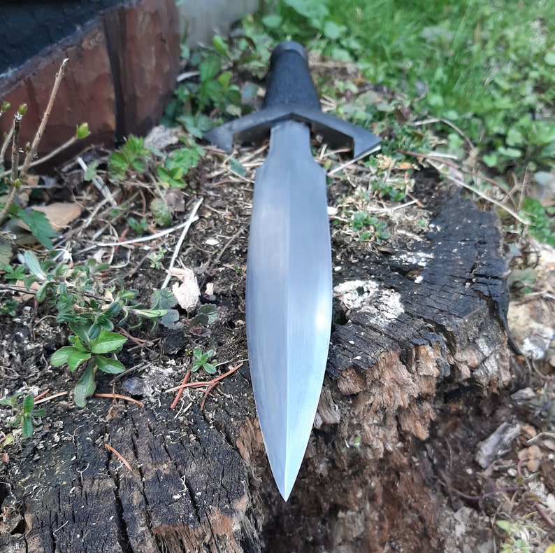 Dagger Double-edged High Carbon Forged Steel Razor Sharp | Etsy