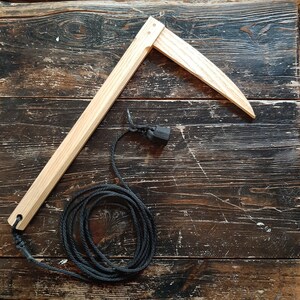 Kusarigama, Training Tool, Wooden Sickle With Rope and Weight, Martial ...