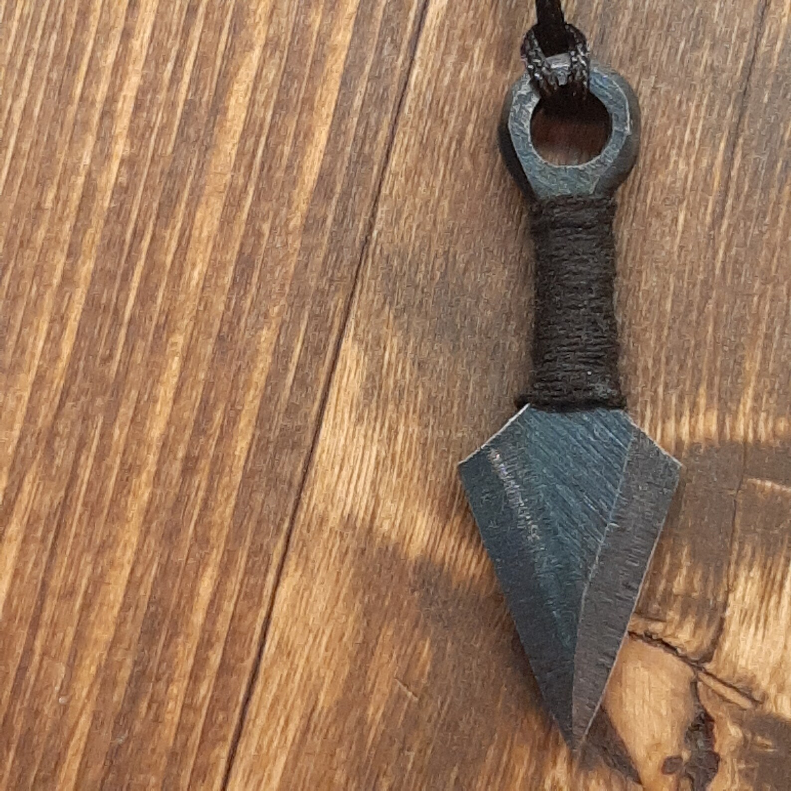 Personalized Kunai Pendant Necklace made of Recycled Steel | Etsy