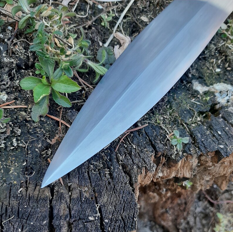 Dagger Double-edged High Carbon Forged Steel Razor Sharp | Etsy