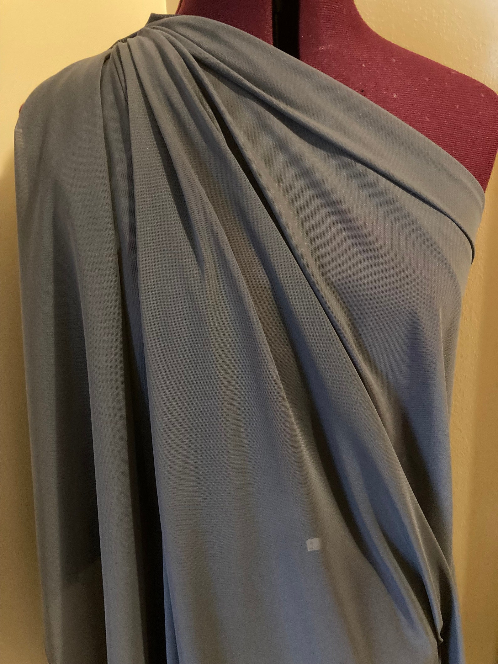Stretch Nylon Mesh - Slate Gray - Etsy