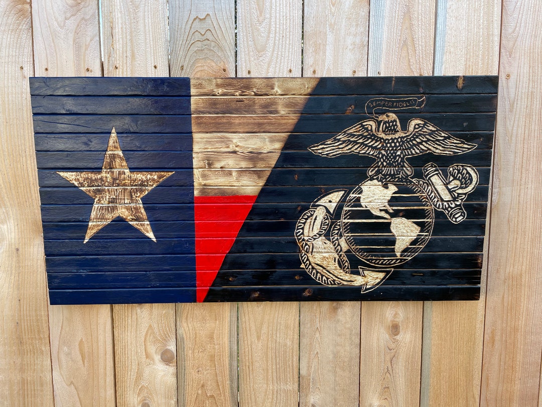 Texas Flag Military Logo Combination - Etsy