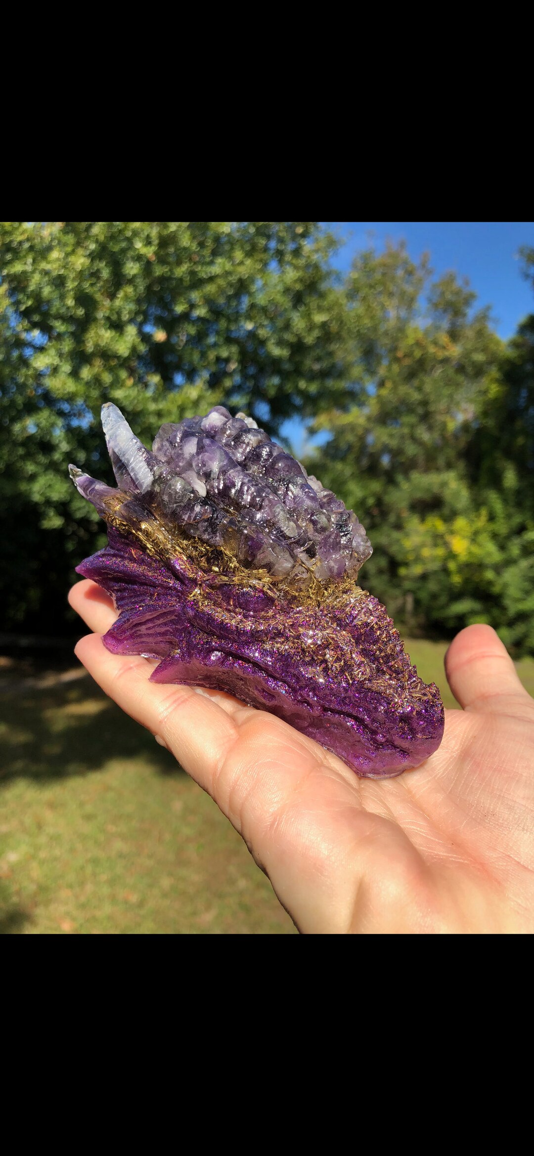 Royal Dragon Orgonite - Etsy