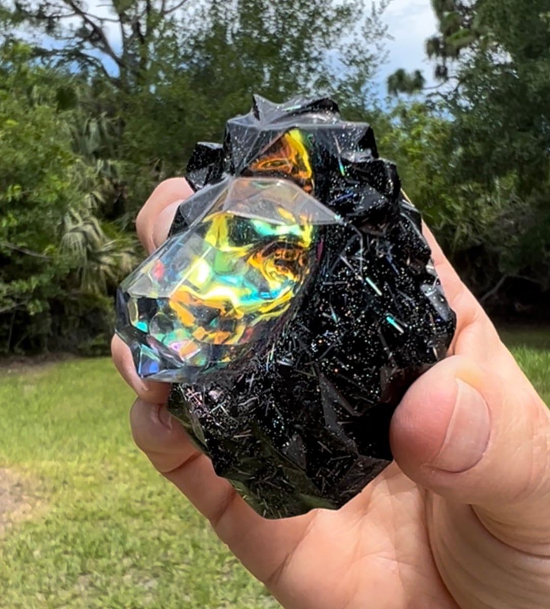 Fire and Ice Lion - Etsy