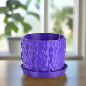 Small Alligator Planter, Deep Purple, 4.5-inch Pot - Etsy