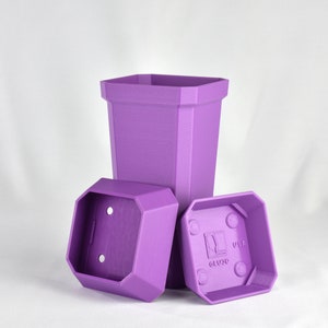 Tall and Narrow Plant Pot, Mauve, 7-inch Height - Etsy