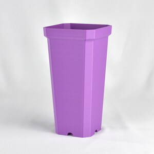 Tall and Narrow Plant Pot, Mauve, 7-inch Height - Etsy