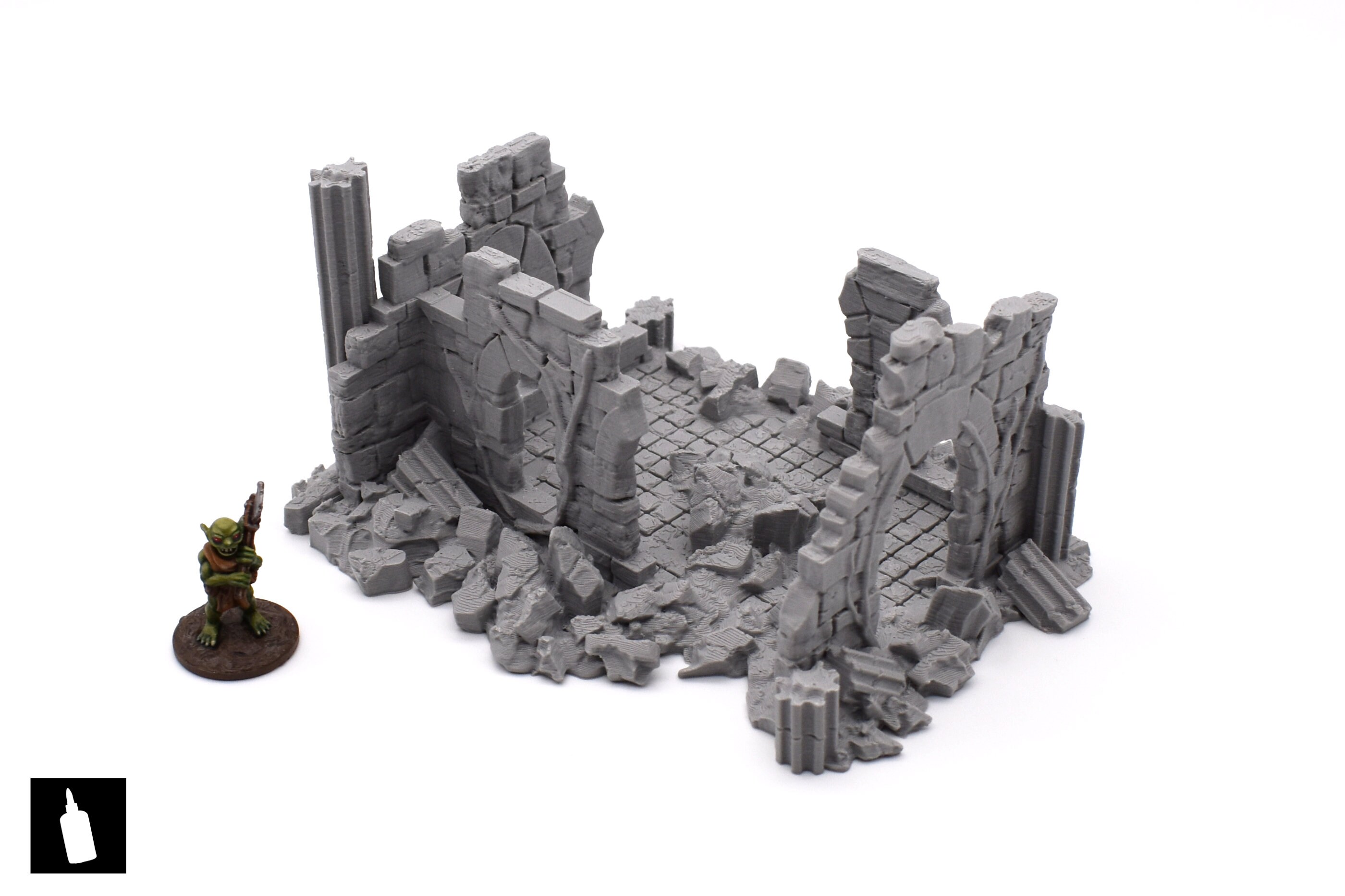 Wargaming Terrain Ruins #1 | 28mm-32mm Scale