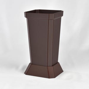 Tall and Narrow Plant Pot, Chocolate, 7-inch Height - Etsy