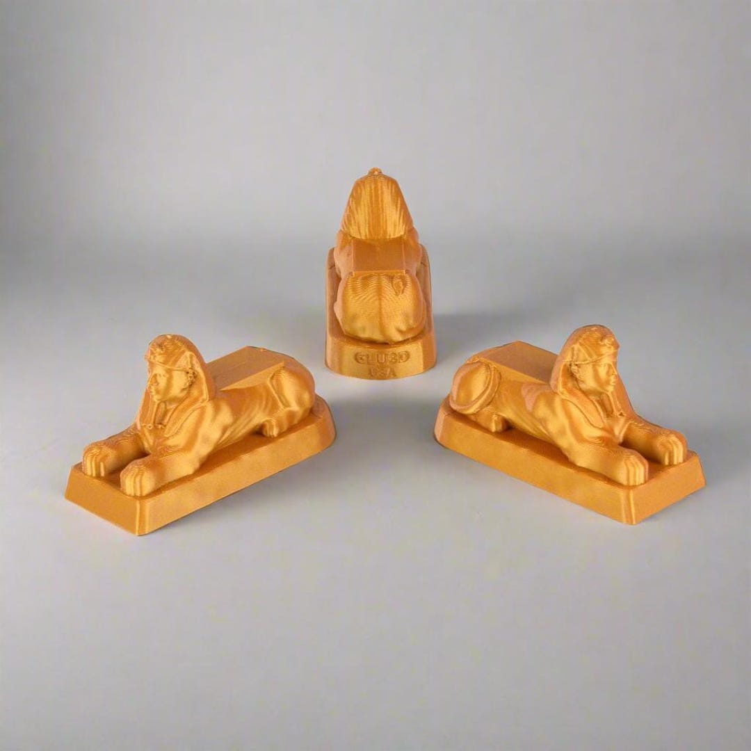 Sphinx Decorative and Durable Planter Risers, Gold Color - Etsy