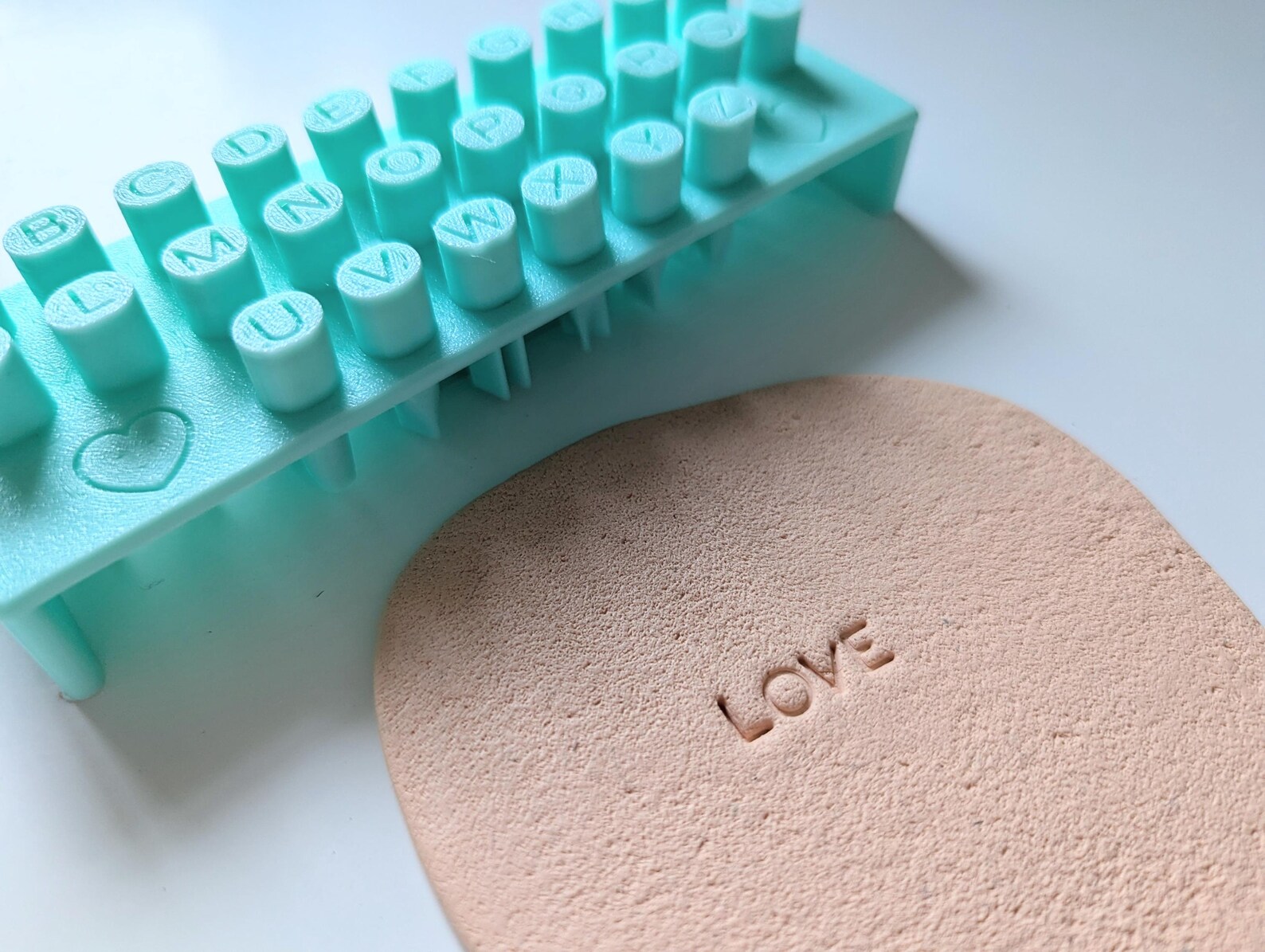 6mm Alphabet Letter Stamp Set: Clay Embossers STL Files (digital ...