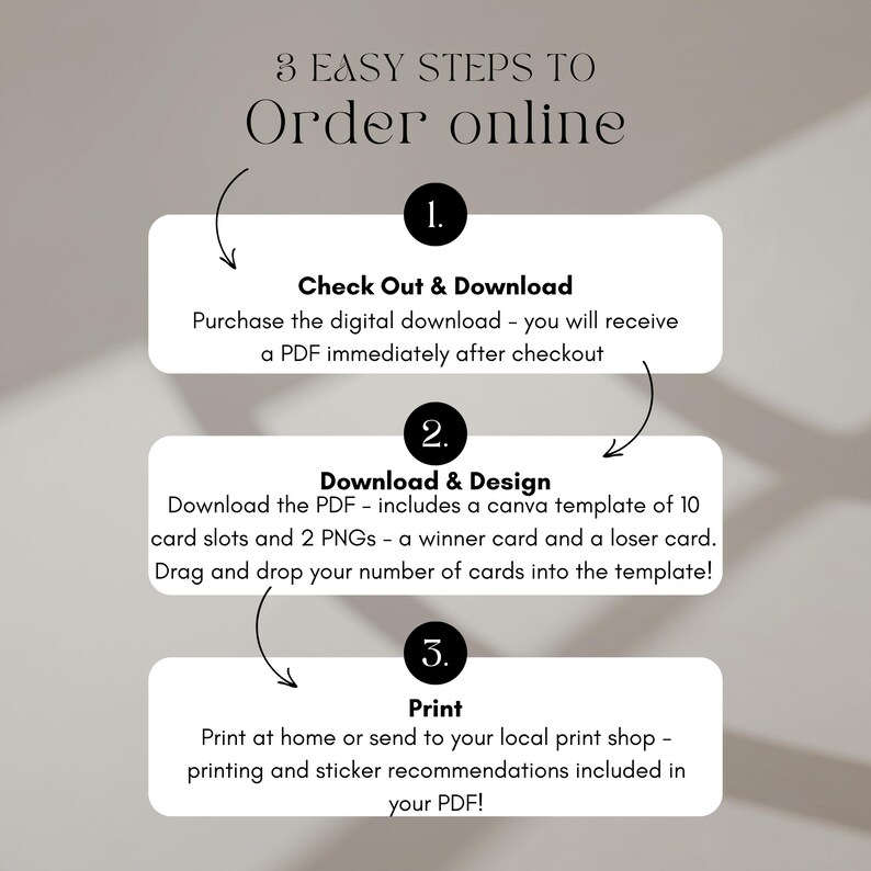 Christmas Party Scratch off Game Digital Download, Reindeer Christmas ...