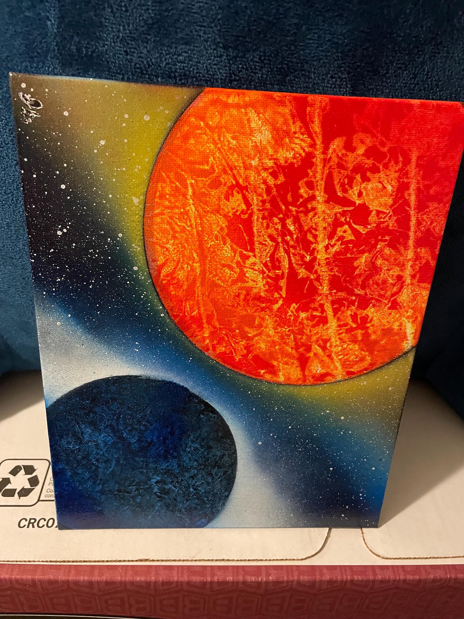 Galaxy Spray Painting - Etsy