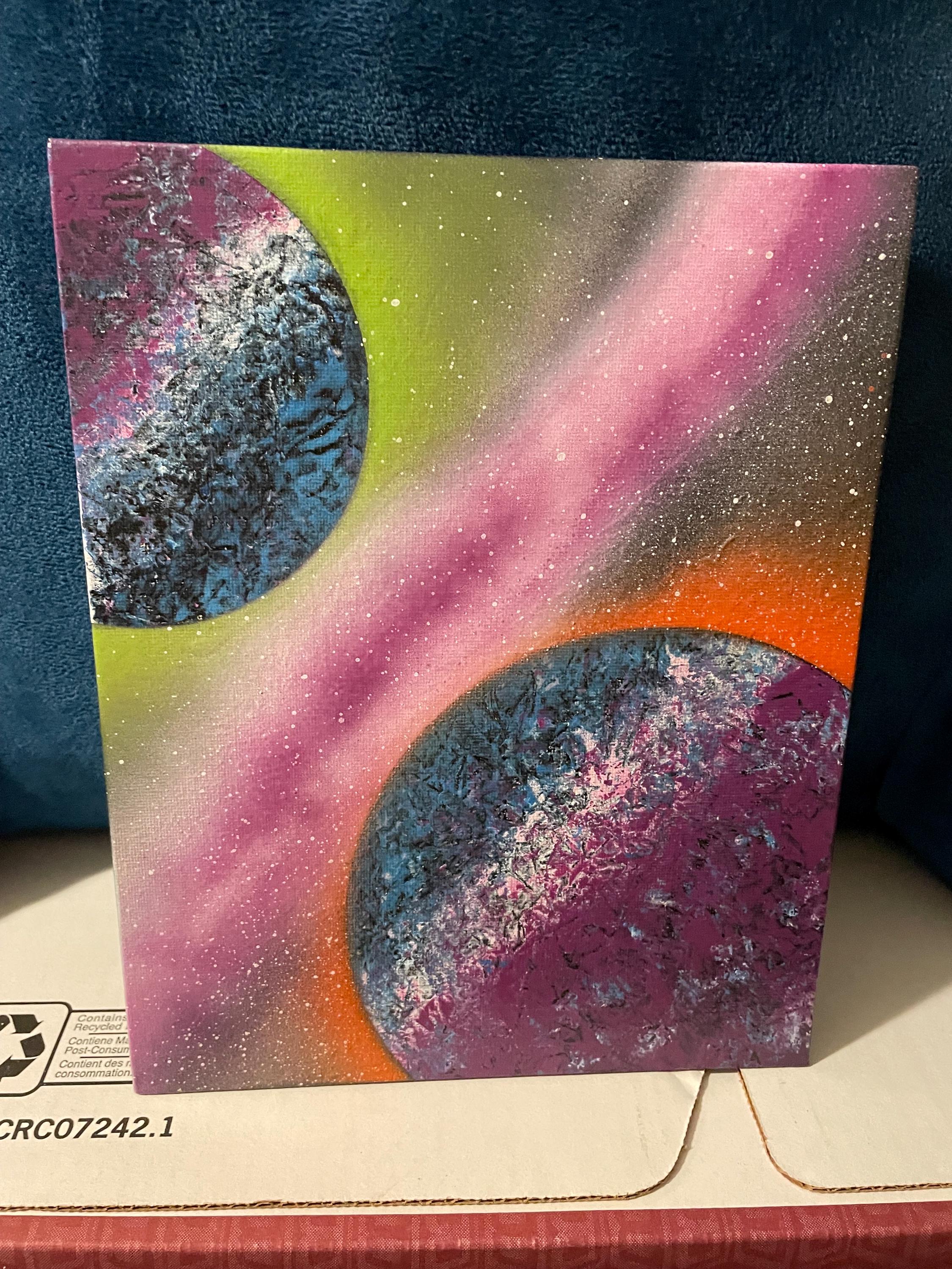 Galaxy Spray Painting - Etsy