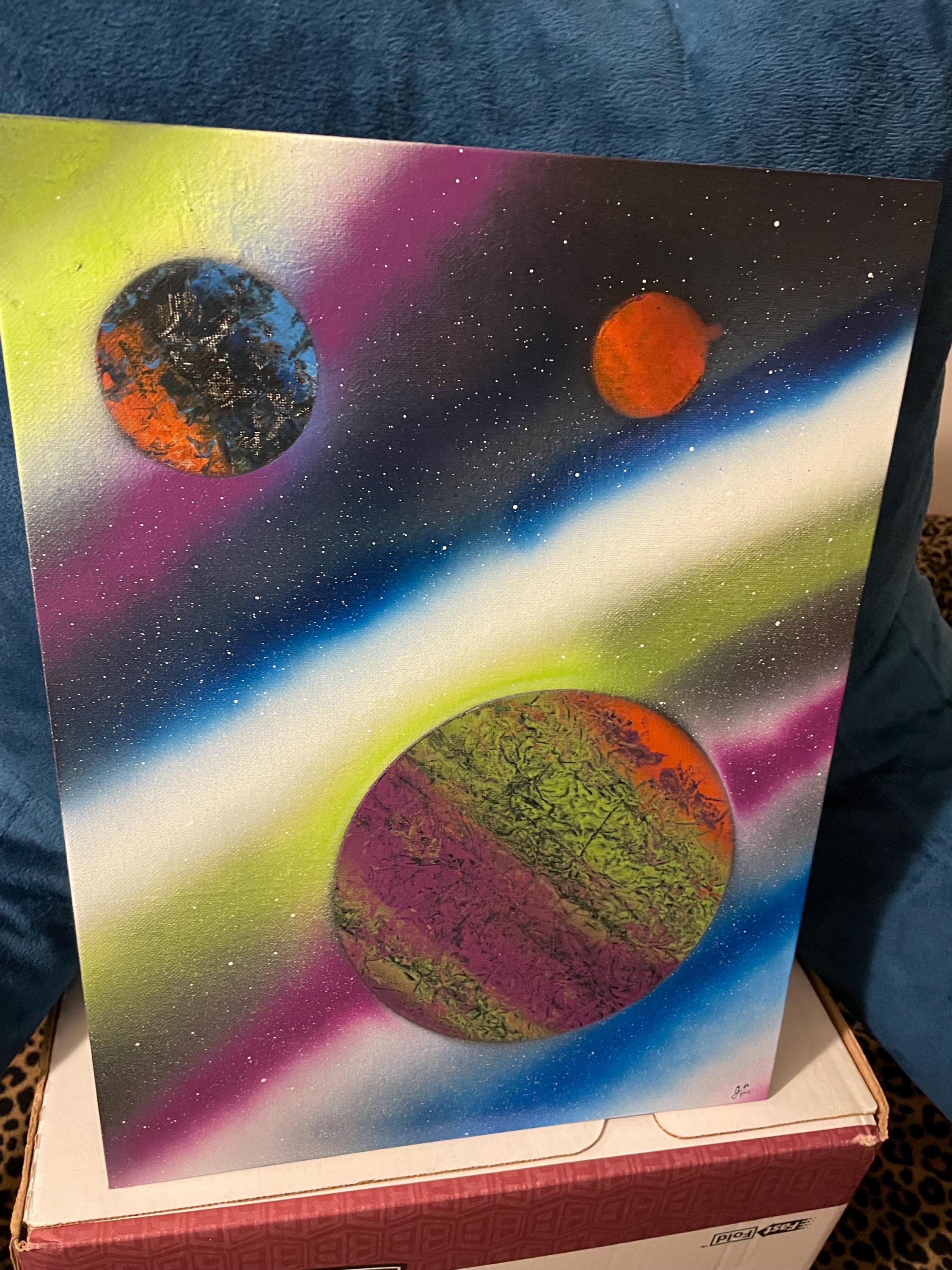Galaxy Spray Painting - Etsy