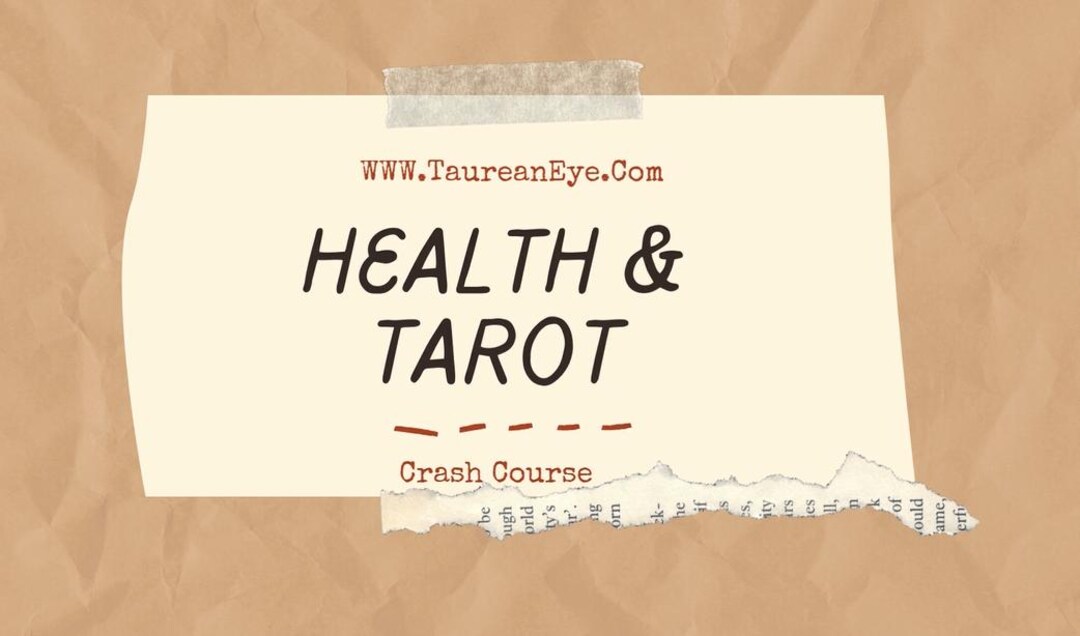 Health & Tarot Mini Crash Course - Etsy