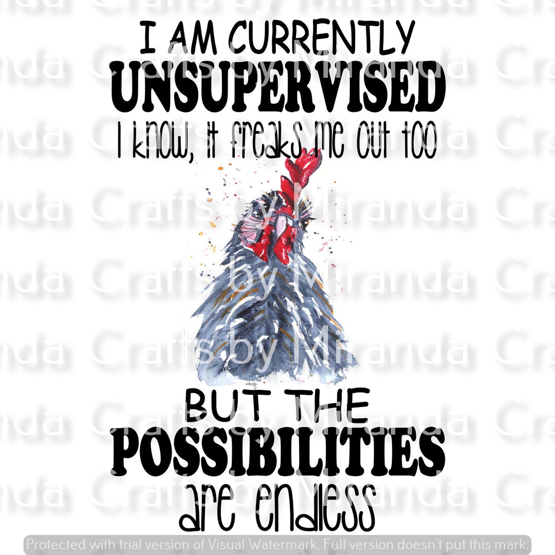 Unsupervised Rooster PNG, Sublimation Designs, Digital Download - Etsy