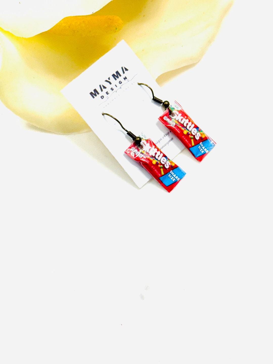 Skittles Candy Earrings , Candy Earrings, Miniature Snack Earrings ...