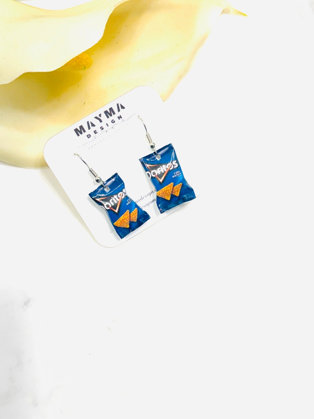 Doritos Ranch Bag Earrings, Chips Earrings, Miniature Cheetos Bag ...