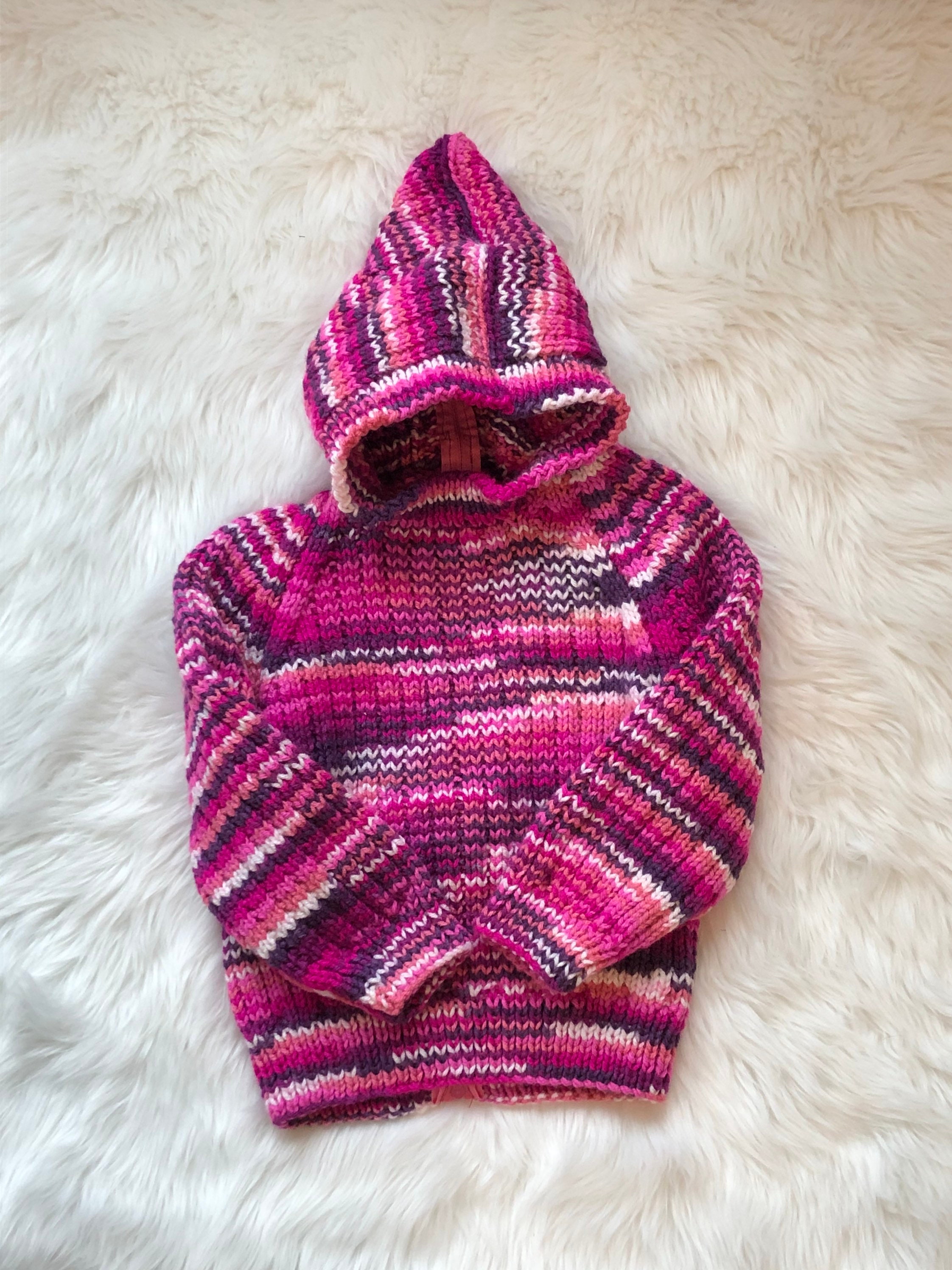 Hooded Sweater Knitted Sweater | Etsy