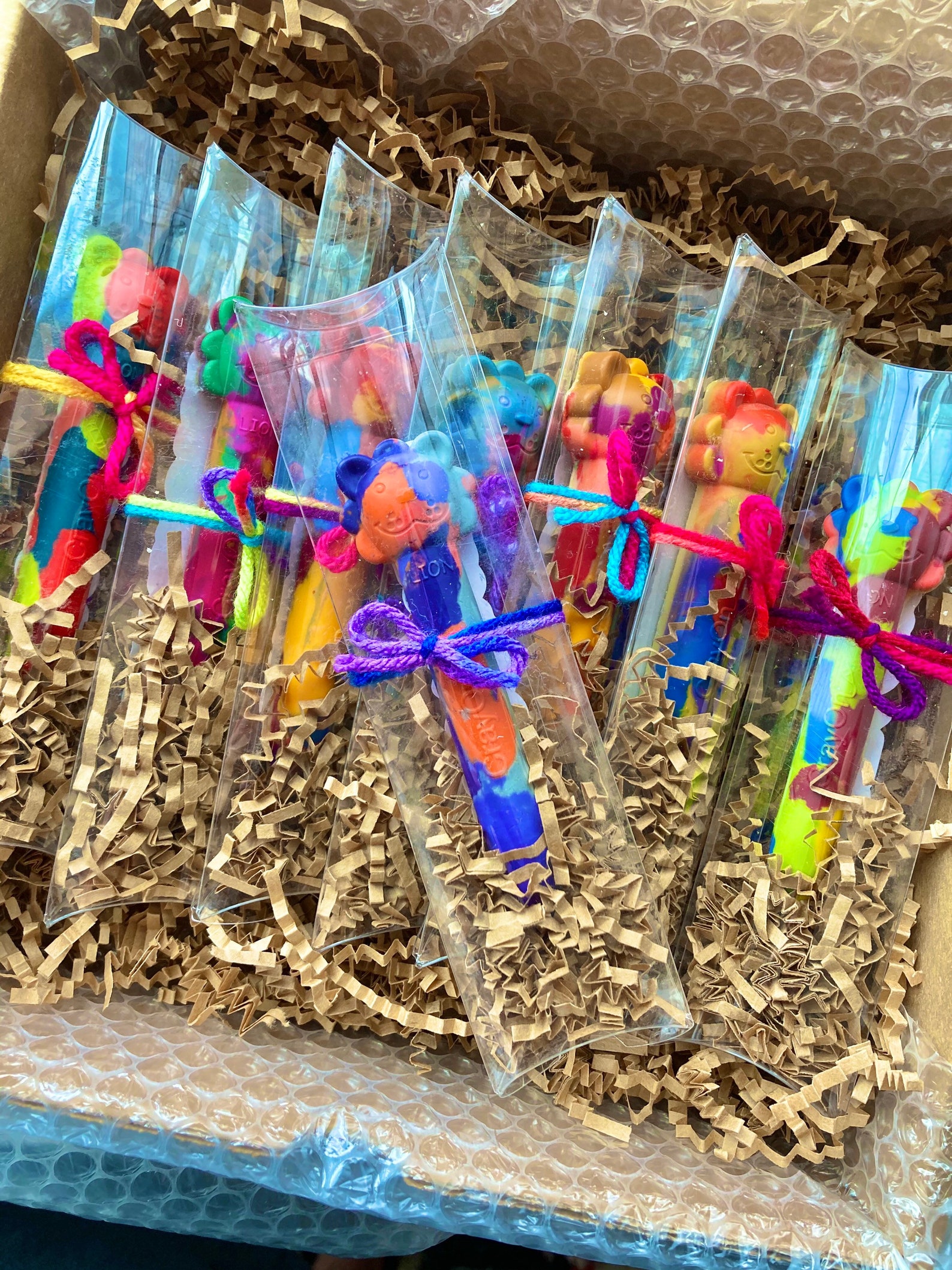 Barnyard Animal BIRTHDAY Party Favors Upcycled Crayon Art - Etsy