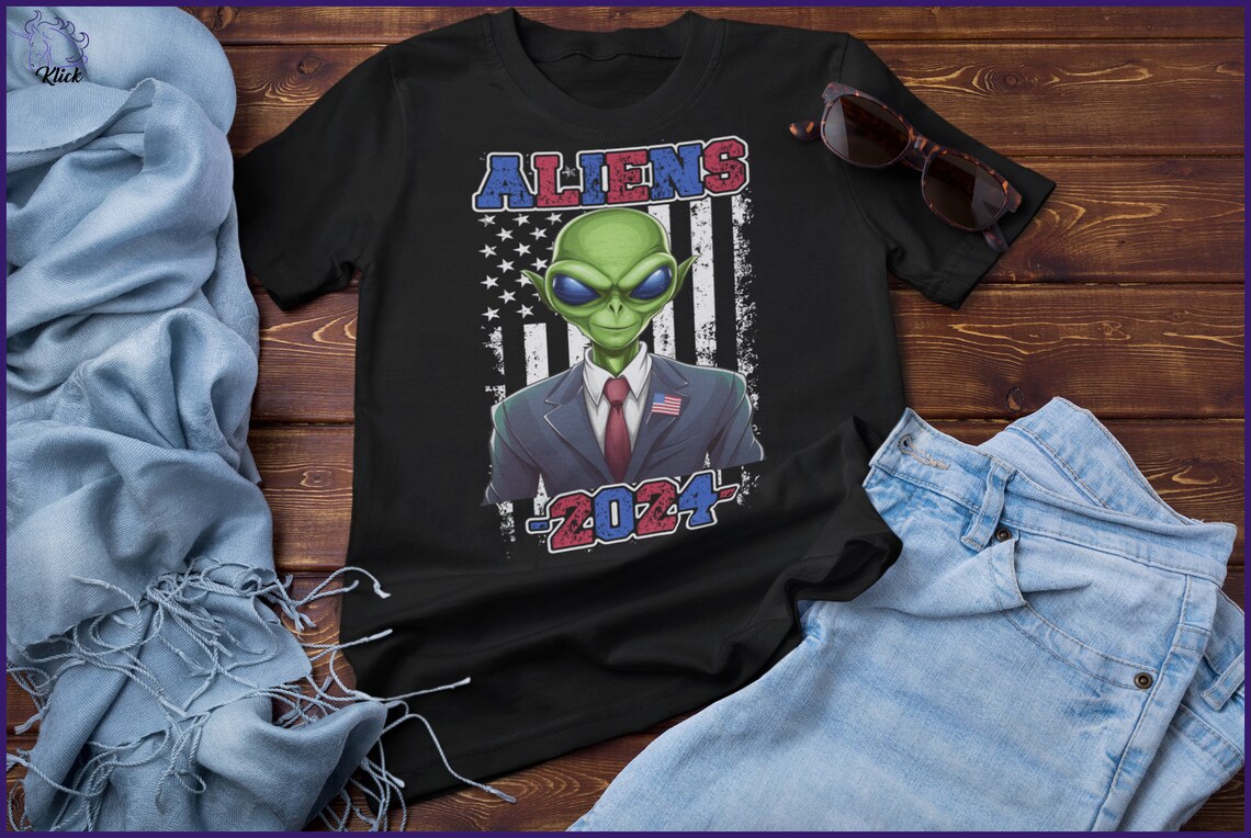 Aliens 2024 for President Shirt 2024 Presidential Elections Shirt Trump ...