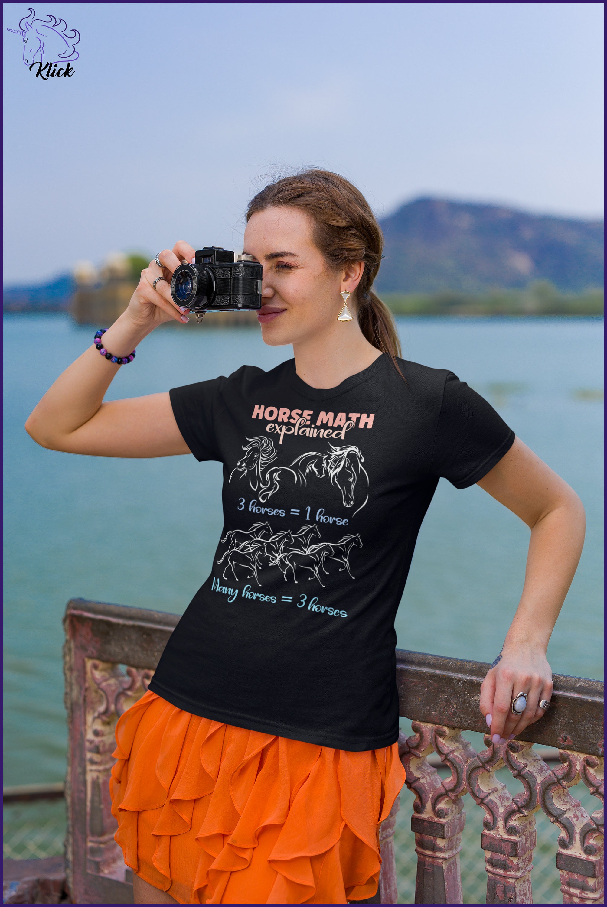 Horse Math Explained Shirt Horse Lovers T-shirt Love Horses Equestrian ...