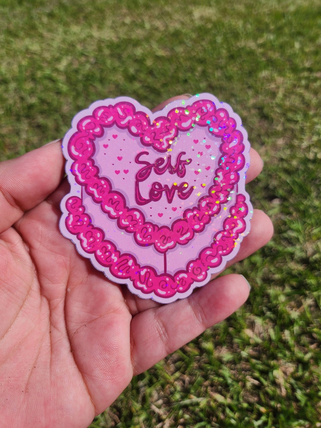 Cake Stickers Self Love Sticker Angel Number Sticker Kawaii Cake ...