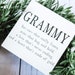 Personalized Grammy Wood Sign 8x8 Grammy Has Ears That - Etsy