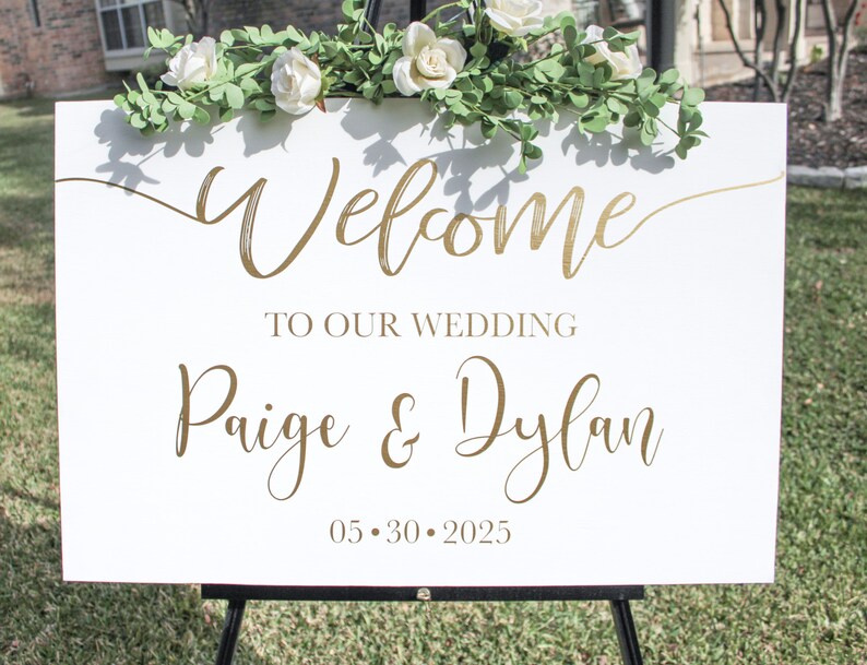 Wedding Welcome Sign | Wedding Sign Bundle | Wedding Wood Decor ...