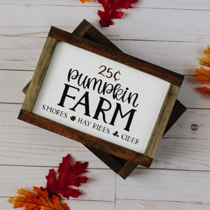 Fall Decor | Fall Signs | Pumpkin Farm Sign | Autumn Blessings Sign ...