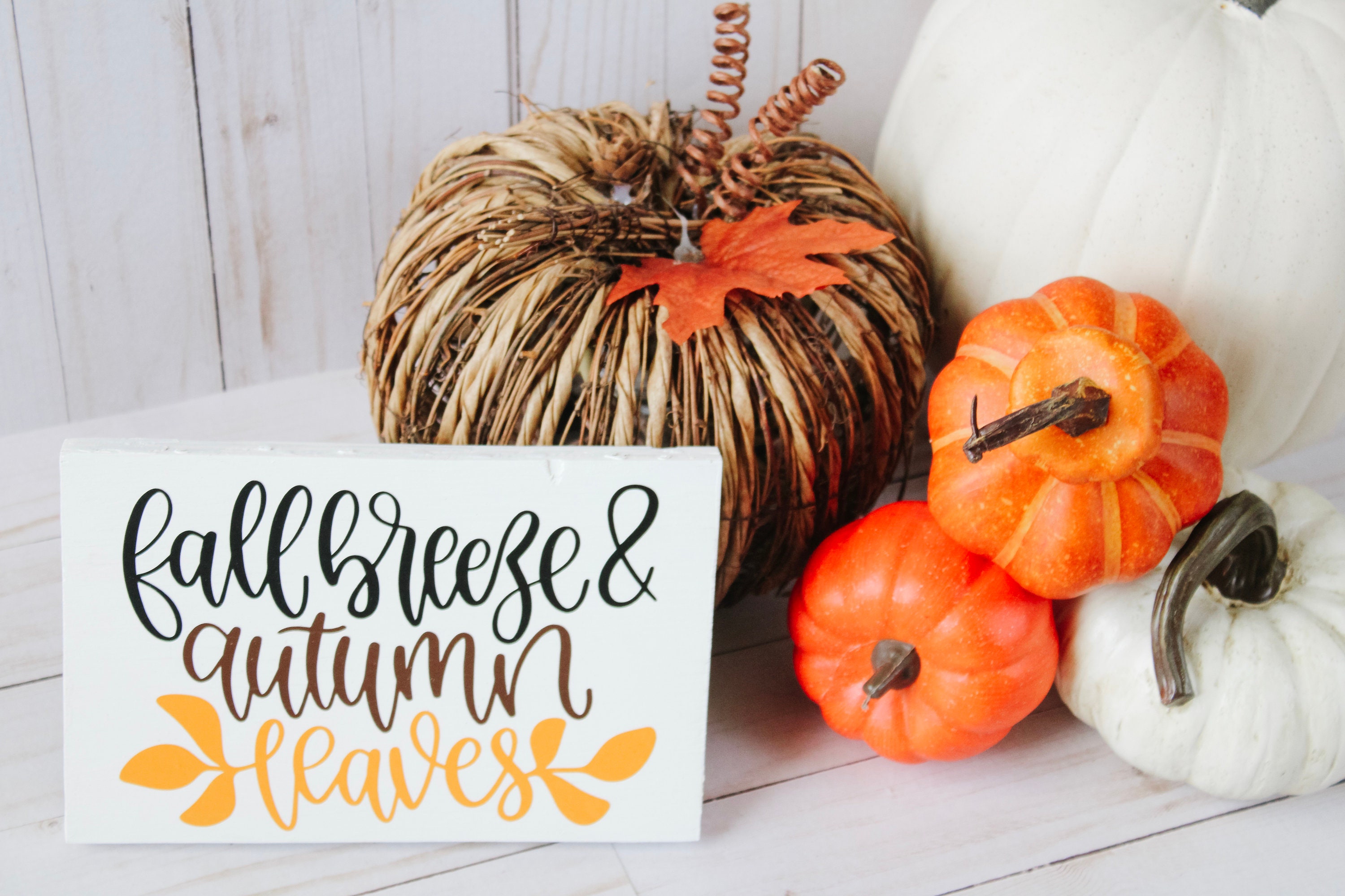 Fall Decor | Fall Signs | Pumpkin Farm Sign | Autumn Blessings Sign ...