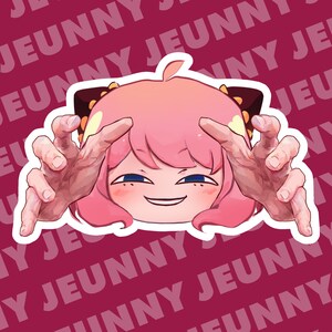 Cursed Hand Meme Trio | Cute Pink Haired Anime Girl - Etsy