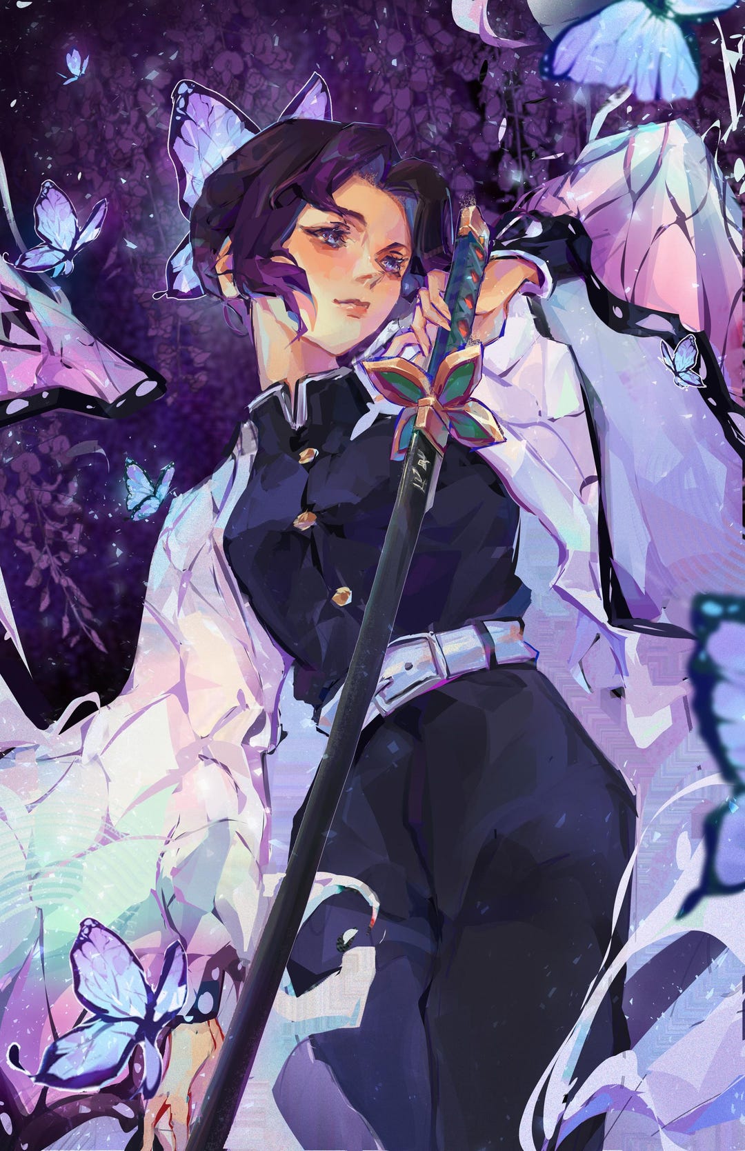 Shinobu | Butterfly Hashira - 5"x7" Anime Print - Etsy