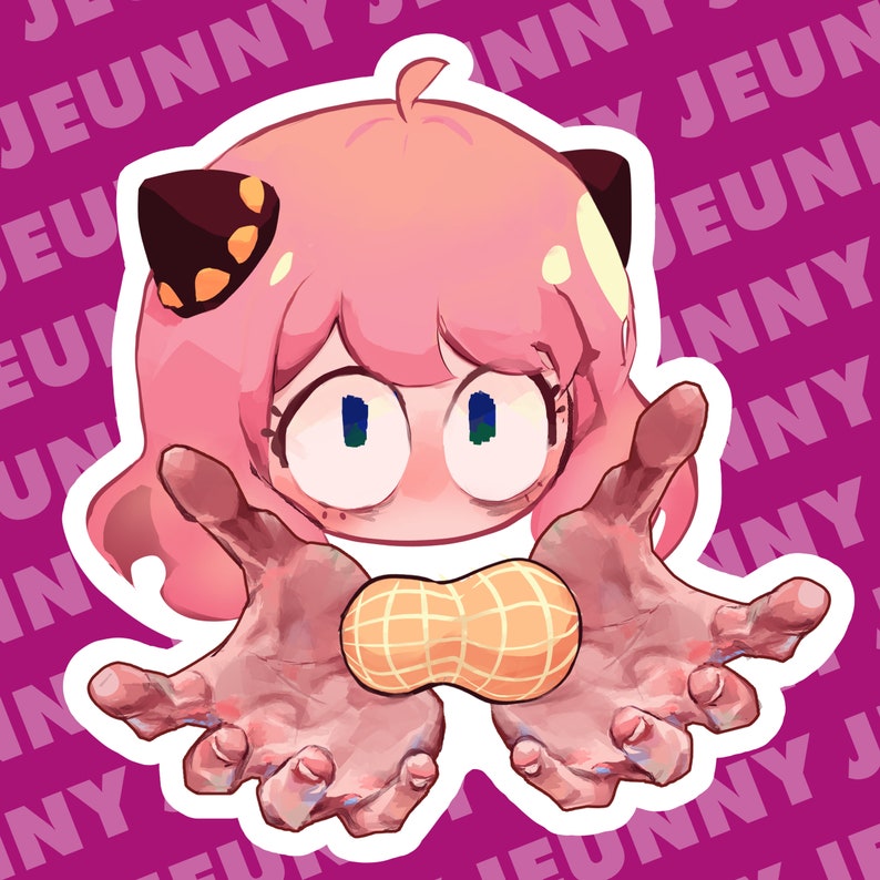 Cursed Hand Meme Trio | Cute Pink Haired Anime Girl - Etsy