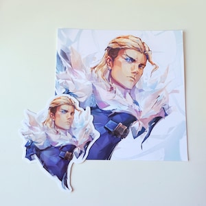 VAL PORTRAITS | Sticker + Print | Cypher, Clove, Reyna, Sova, Omen ...