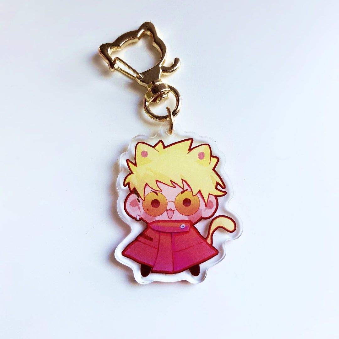 Nyash the Stampede | 2" X 1.6" Double-sided Reversible Acrylic Keychain ...