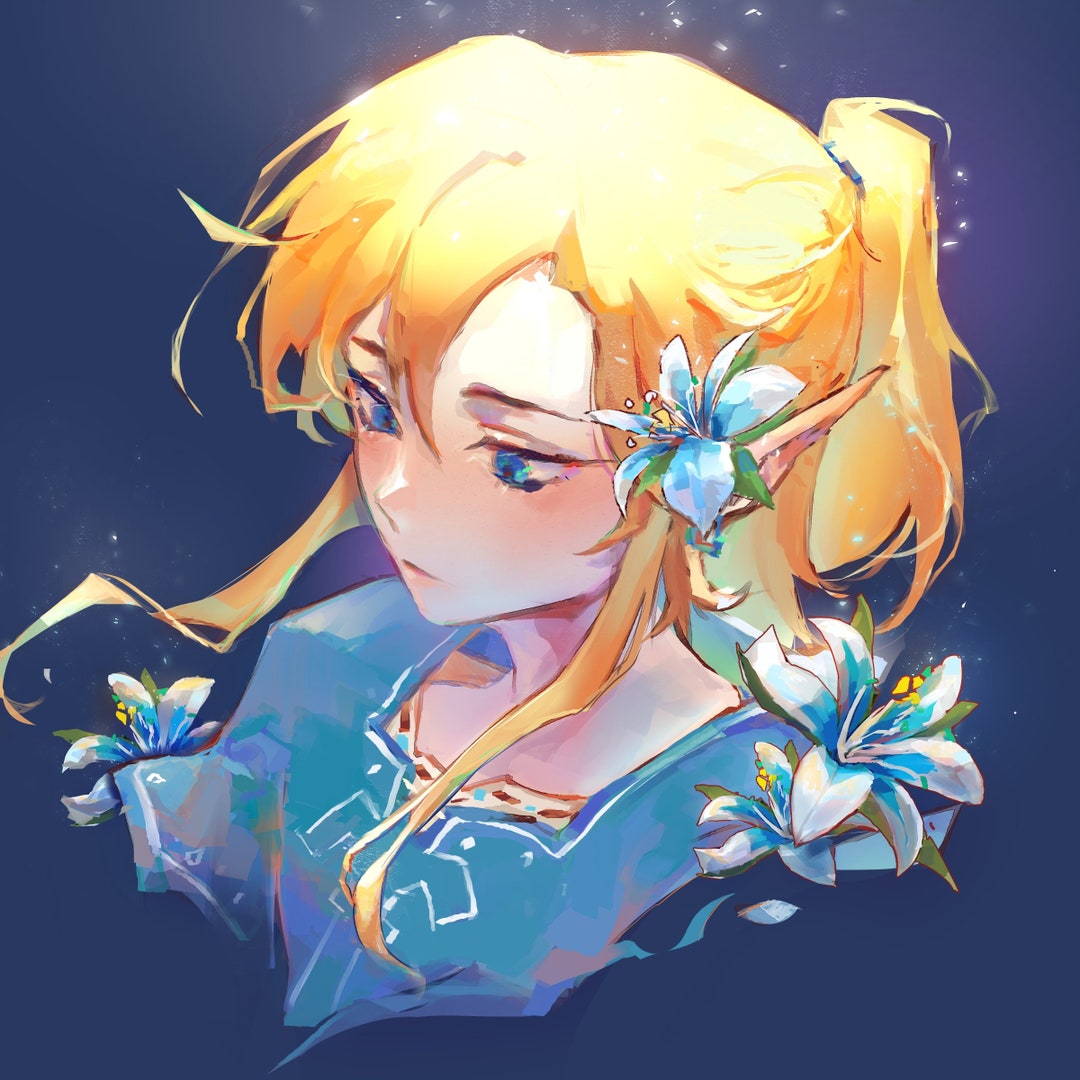 BOTW Link & TOTK Zelda Print Sticker Legend of Zelda - Etsy