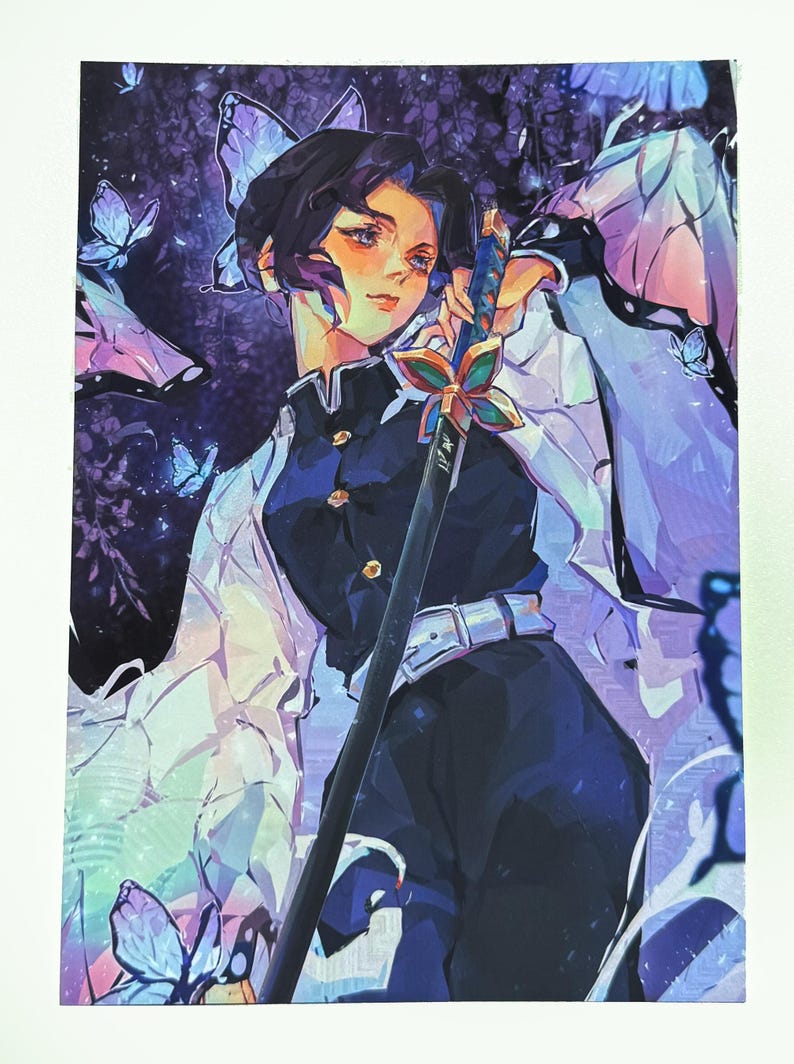 Shinobu | Butterfly Hashira - 5"x7" Anime Print - Etsy