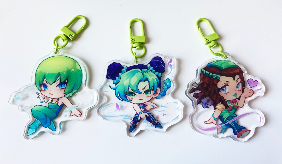 Bizarre Girls Trio Keychains | 2.5" X 2.5" Double-sided Acrylic ...