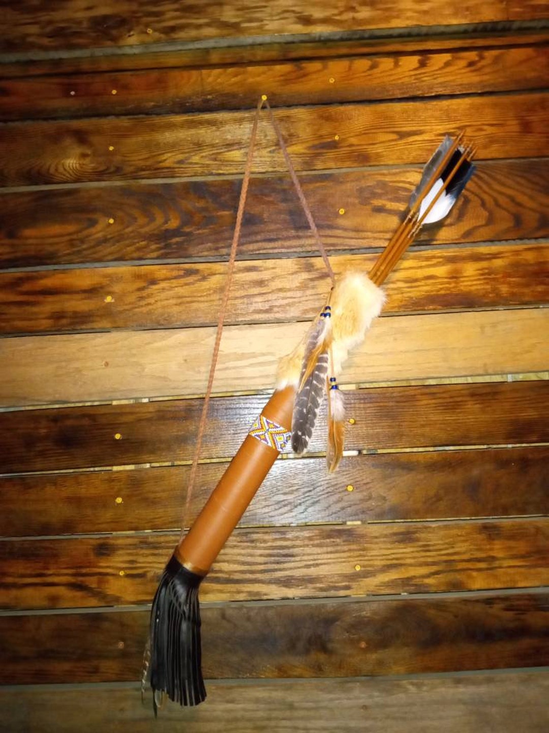 Decorative Bamboo Quiver W/5 Arrows Wall Hanging - Etsy