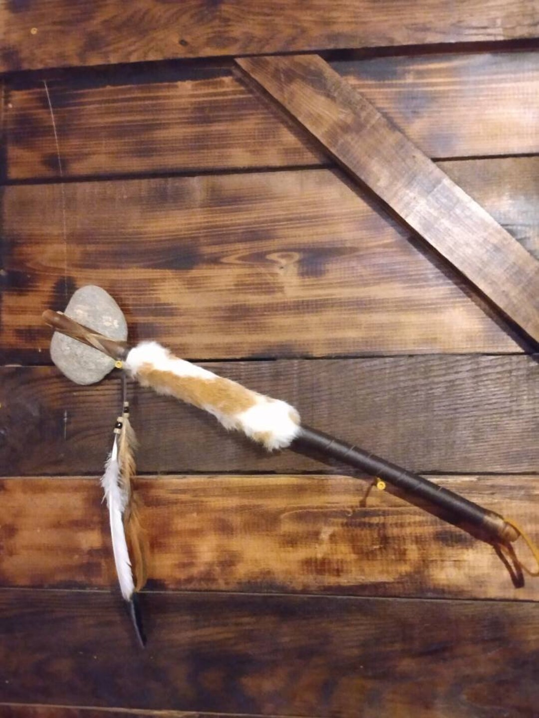 Decorative River Rock Tomahawk War Club Native American Style - Etsy