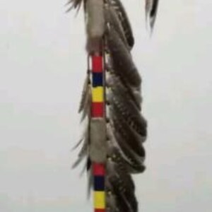Coup Stick Staff 68" Long Wall Hanging Home Decor Native American Style ...