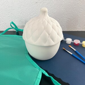 Acorn Jar Pottery Painting Kit, Diy, Ready to Paint Ceramics, Ceramic ...