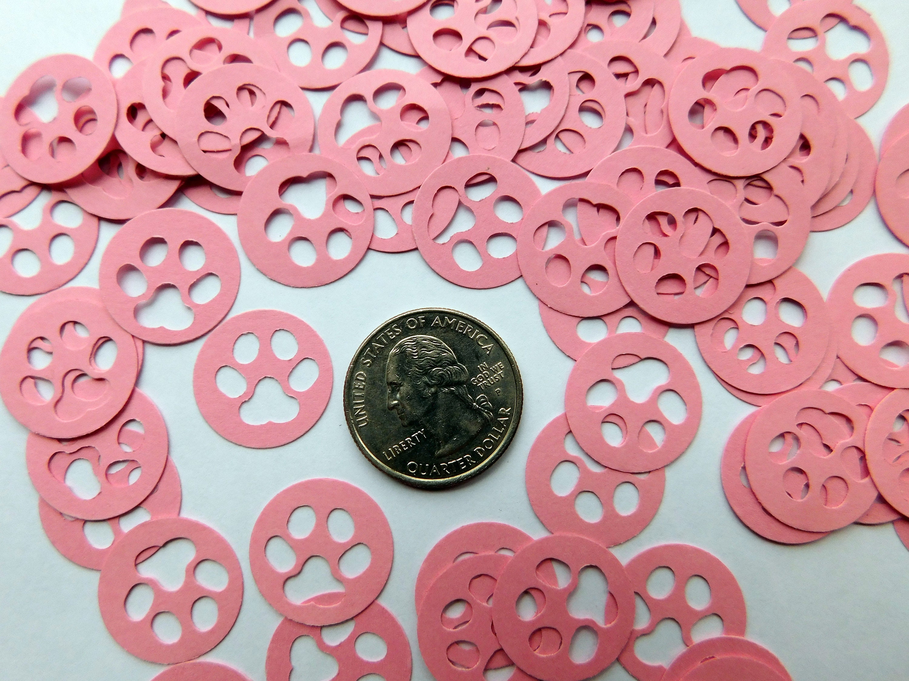 Paw Print Confetti, Baby Boy Confetti, Gender Reveal Confetti, Paw ...