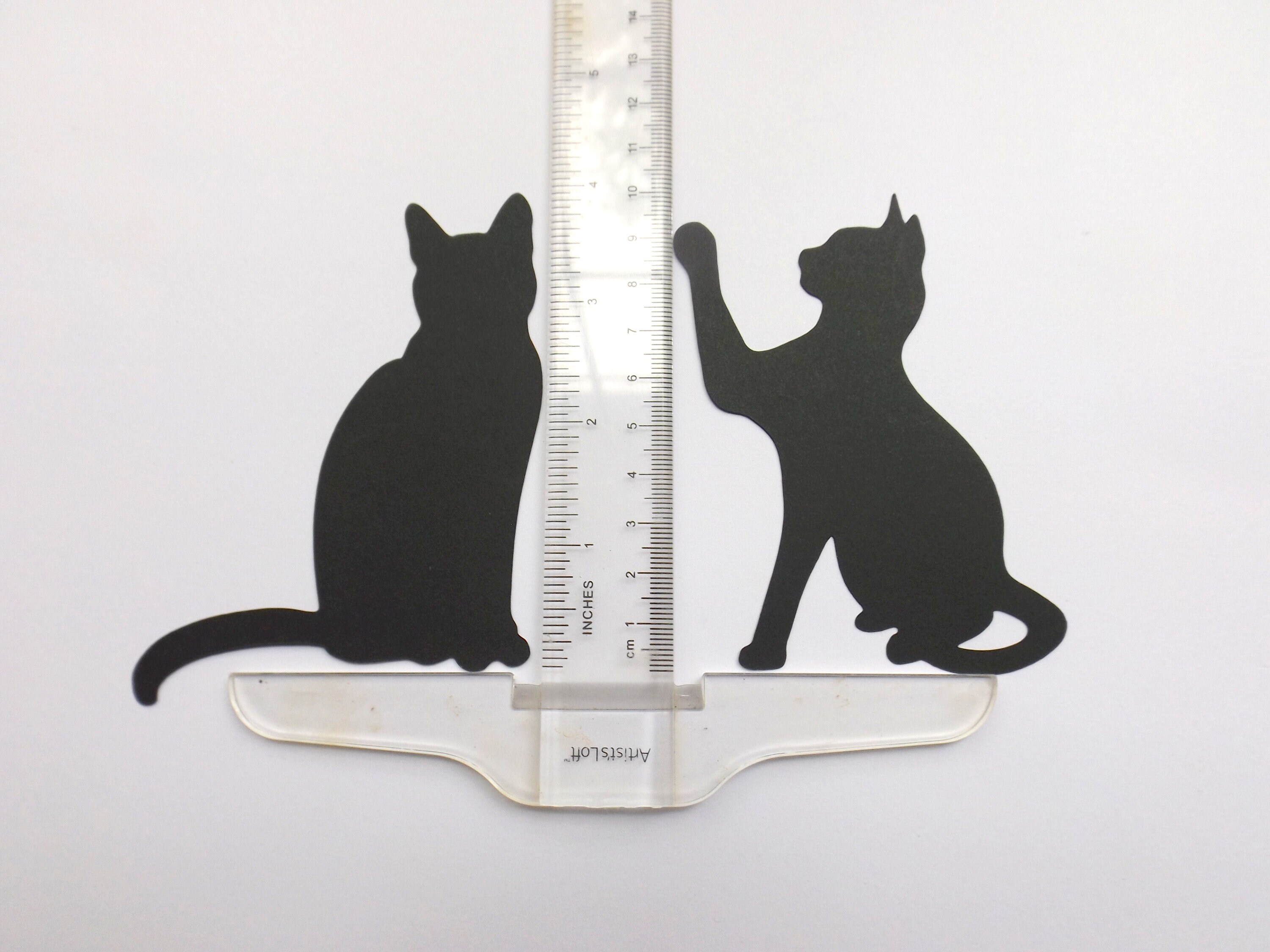 Cat Die Cuts, Cardstock Cats, Cat Silhouettes, Cat Embellishments ...