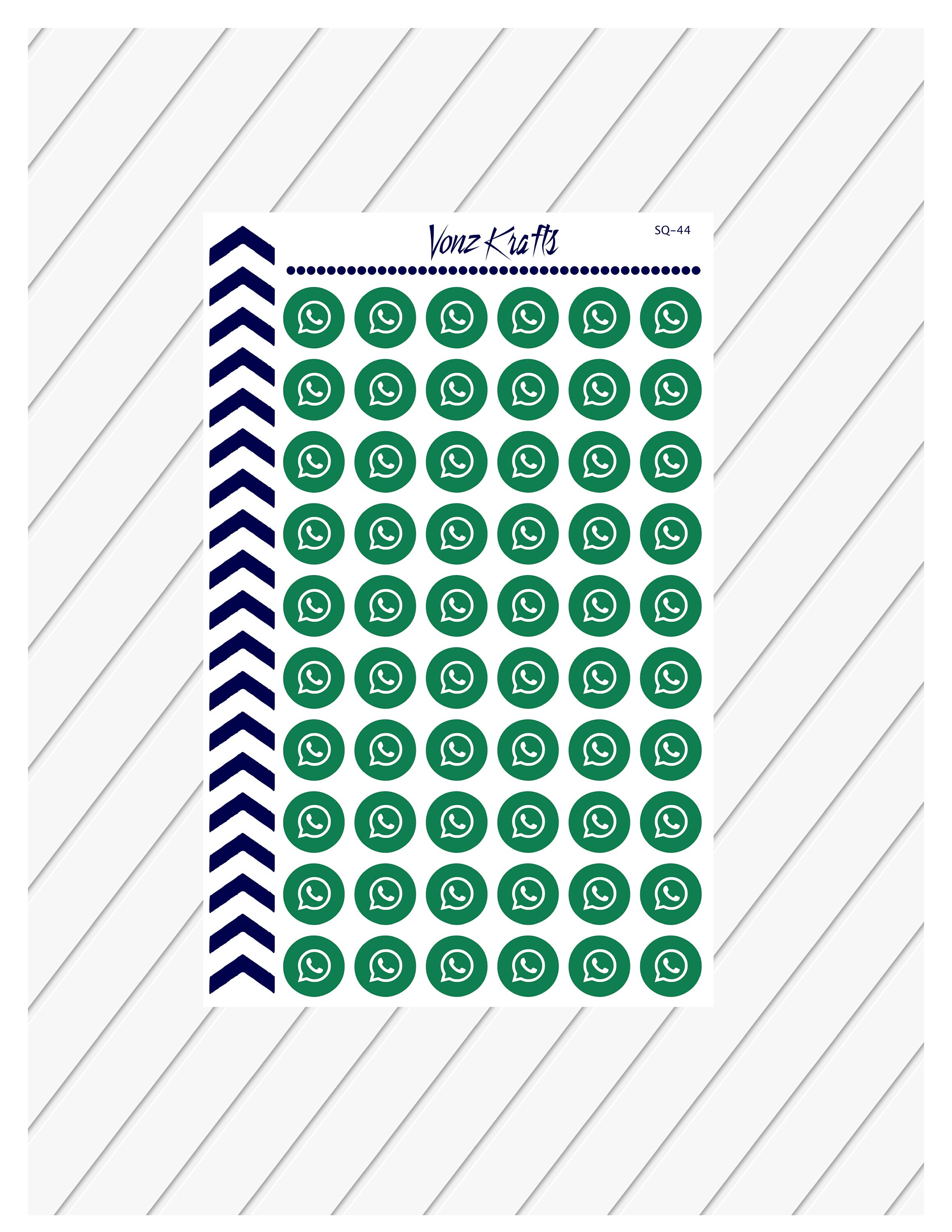 Whatsapp Social Media Stickers Whatsapp Planner Stickers | Etsy