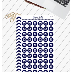 Instagram Social Media Stickers, Instagram Planner Stickers, Instagram ...