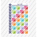 Work Corner Planner Stickers, Work Stickers, Reminder Stickers ...