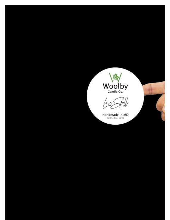 Circle Stickers Round Label Stickers Logo Stickers Handmade | Etsy